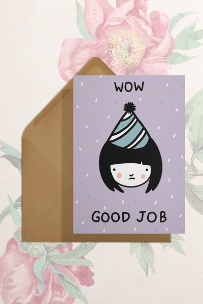Good Job card – Stay Home Club