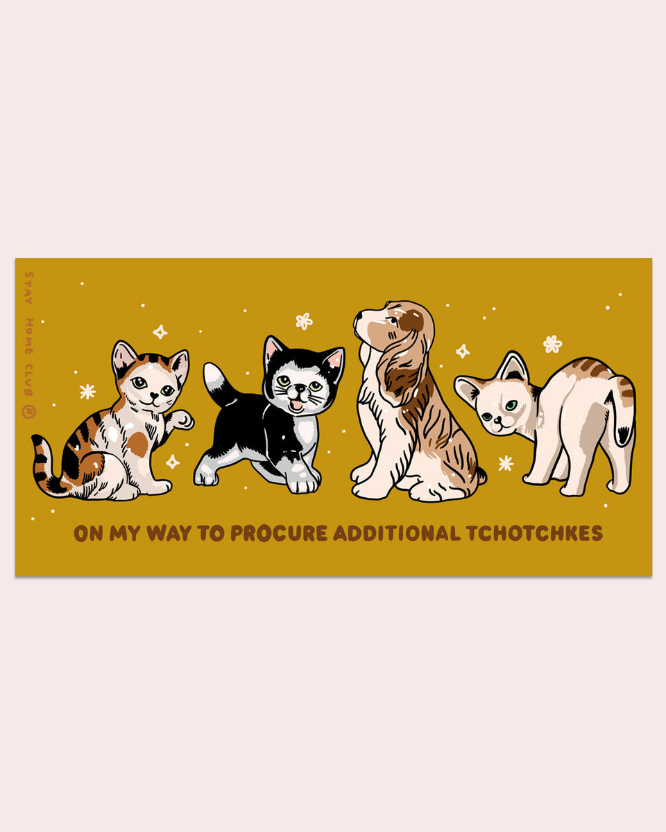 Tchotchkes Bumper Sticker – Stay Home Club